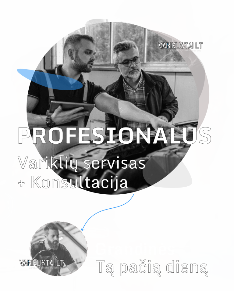 Variklio grandinės keitimas kaina Kaune Vilniuje Klaipėdoje